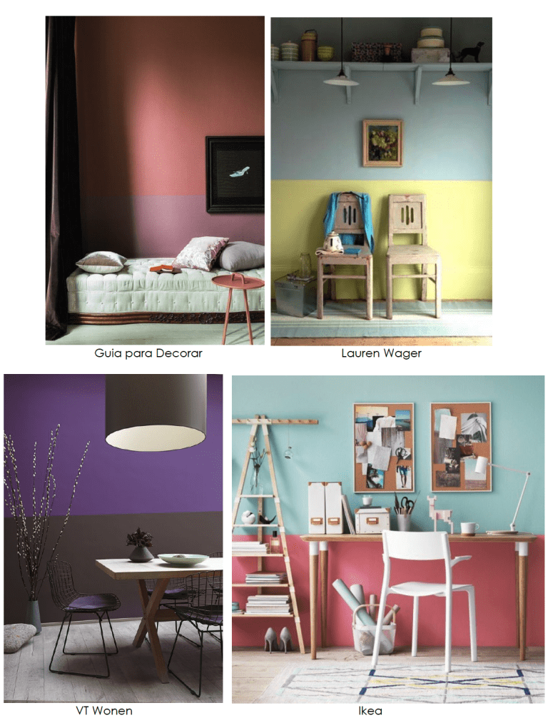 Two Toned Painted Walls - Amykranecolor.com