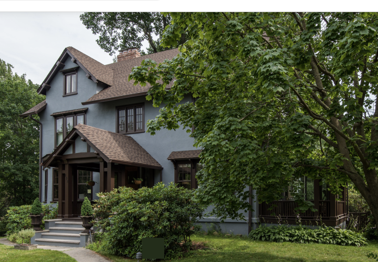 Exterior Paint Colors for a Green Roof, Brown Roof or Red Roof ...